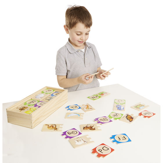 Buy Melissa & Doug - Self-Correcting Alphabet Letter Puzzles