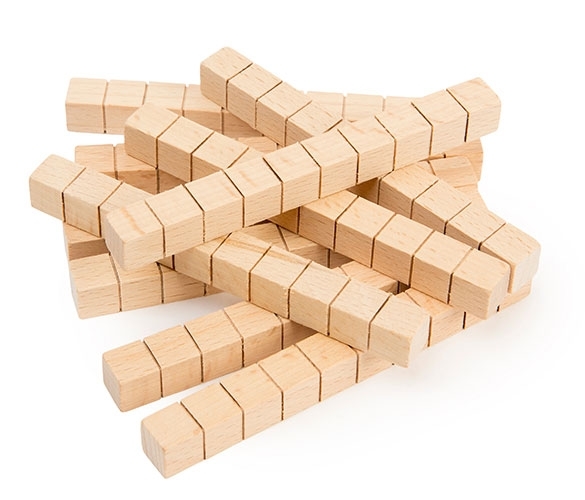 Buy Wooden Base Ten Rods Block (50 pieces)