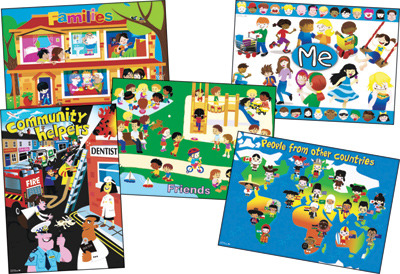Buy Early Years Themes Posters - People (set of 5)
