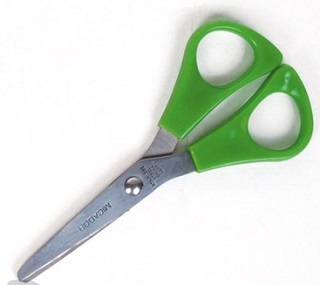 Buy Micador Green Handle Scissors (Left Handed) - 130mm