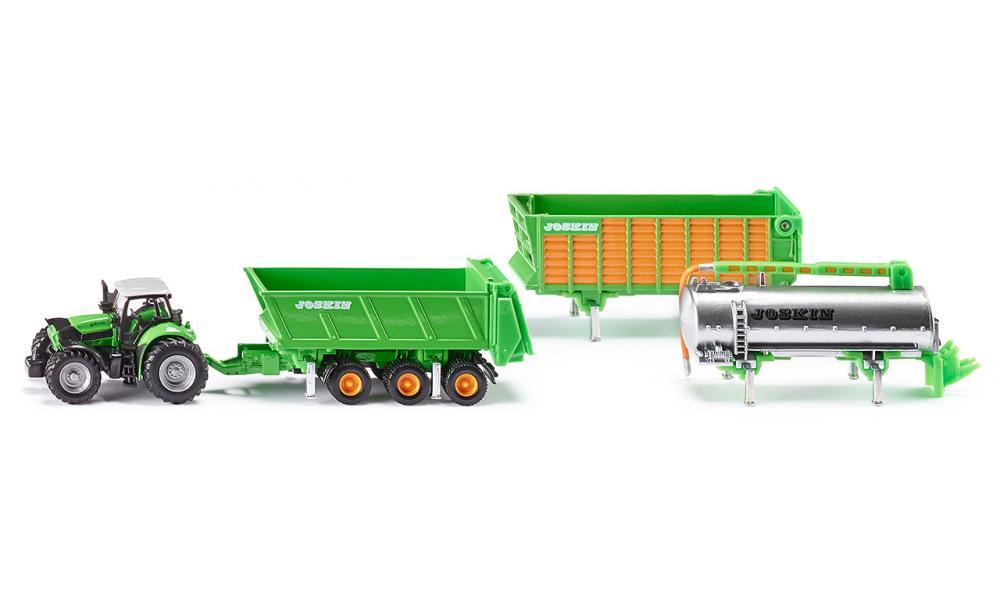 Buy Siku - Deutz-Fahr Tractor with Trailer Set - 1:87 Scale