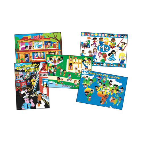 Buy Early Years Themes Posters - People (set of 5)